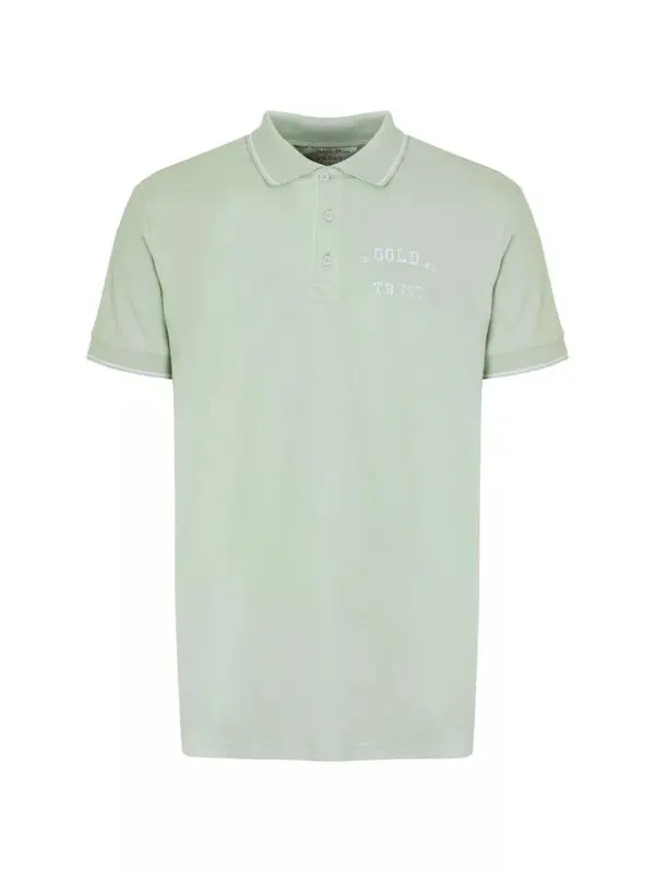 IN GOLD WE TRUST PARIS Boris Logo-embroidered Polo Shirt - Green