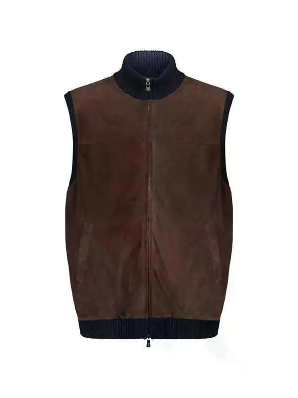 Fedeli Panelled Zip-up Gilet