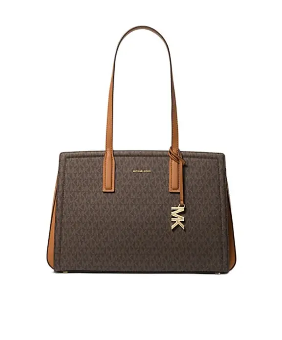 Michael Kors Laila Medium Signature Logo Tote Bag