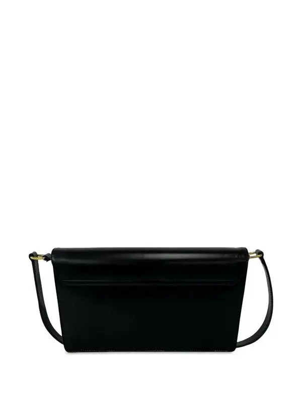 Celine 2022 Shiny Calfskin Triomphe Trapeze Shoulder Bag