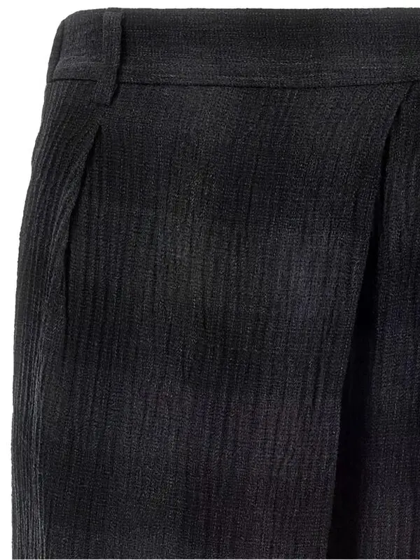 TELA Victor Crinkled-effect Trousers