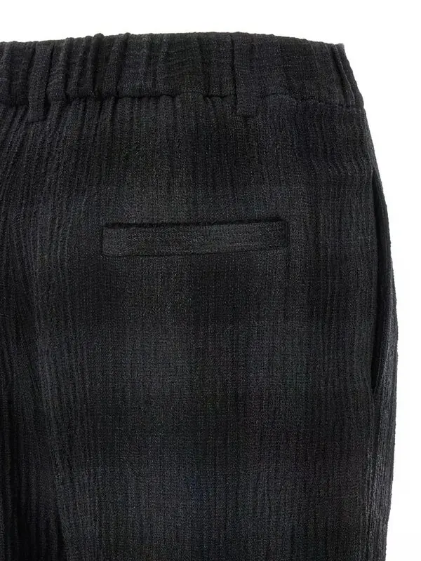 TELA Victor Crinkled-effect Trousers