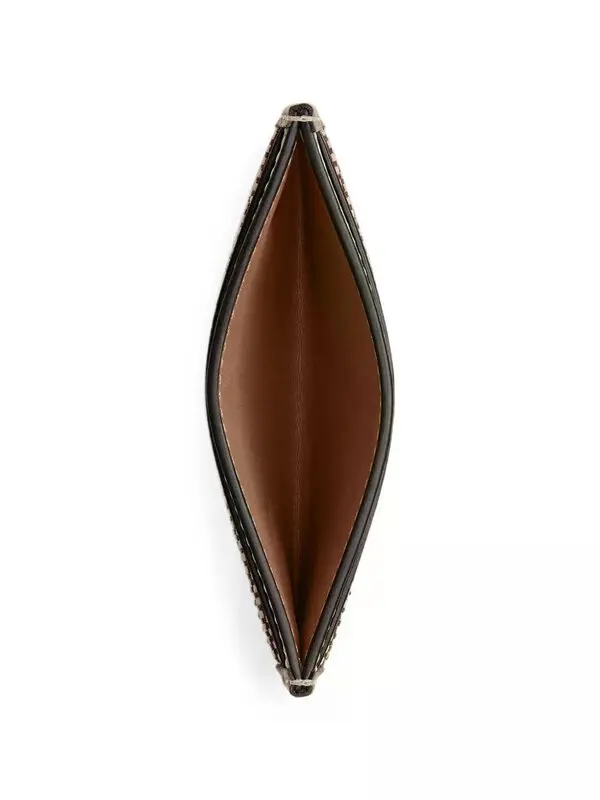 COACH Essential Crystal Jacquard Cardholder - Neutrals