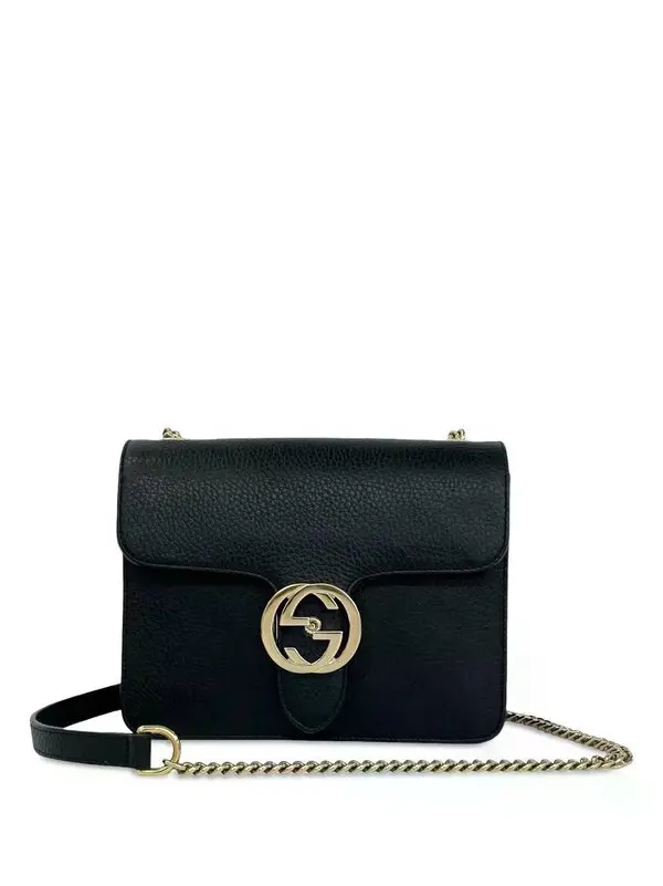 Gucci 2016-2026 Small Dollar Calfskin Interlocking G Crossbody Bag