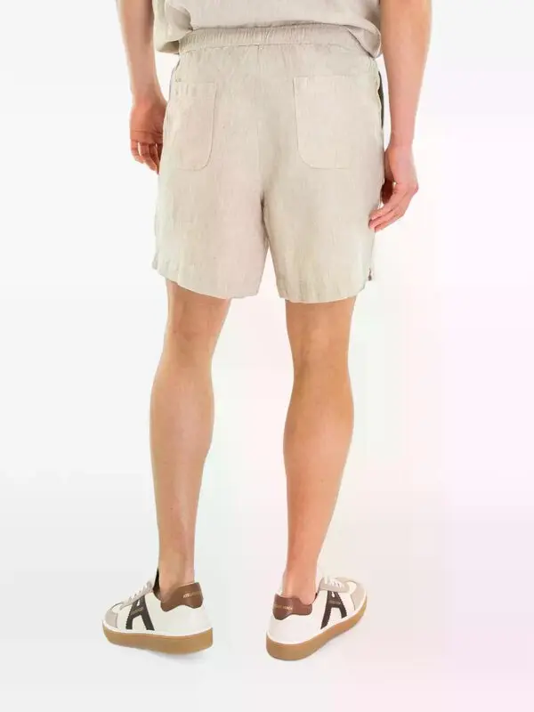 BRAM’S FRUIT Garden Hose Linen Shorts