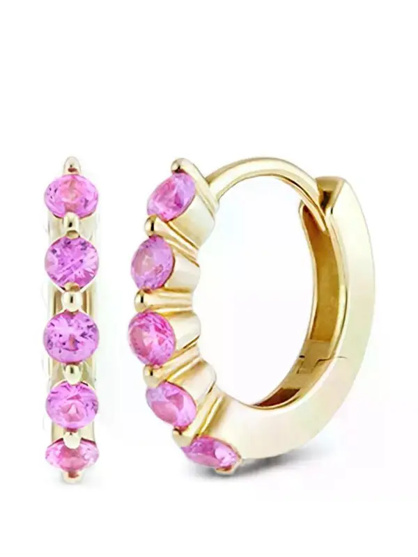 DINNY HALL Mini Shuga Pink Sapphire Earrings