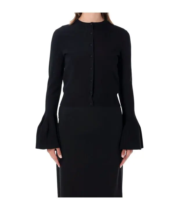 Stella McCartney Button-up Bell-sleeved Cardigan