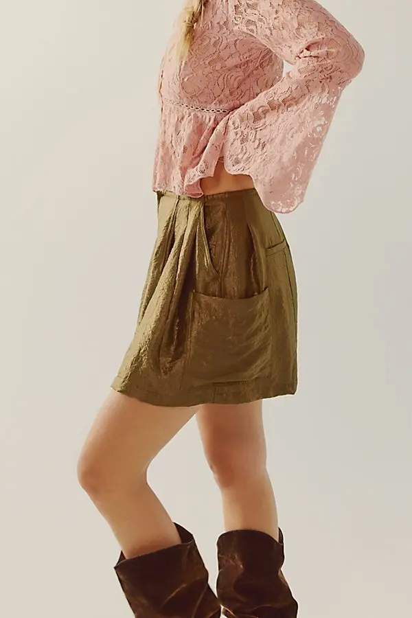 Free People Love Street Trouser Shorts