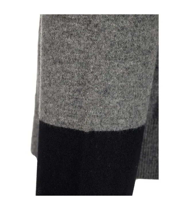 Comme Des Garçons Color-matching Wool Knitted Cardigan