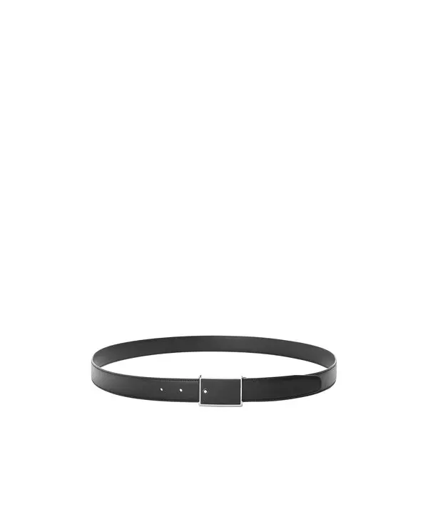 Montblanc 30mm Leather Belt - Black