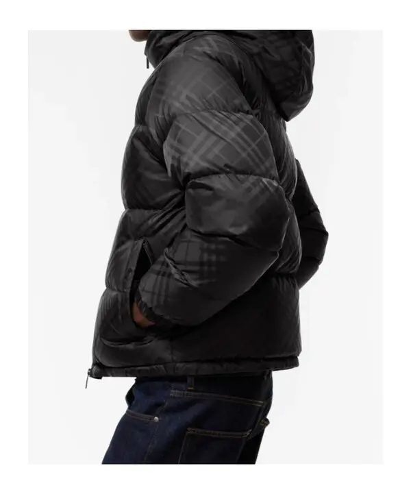 Burberry Check Nylon Highlands Puffer Jacket