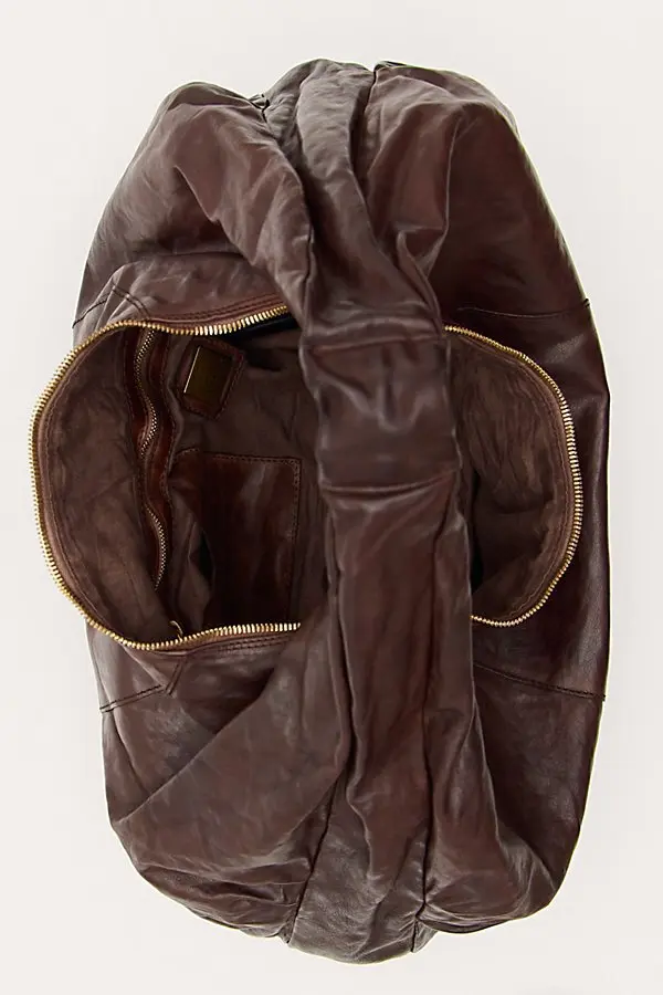 CAMPOMAGGI Oversized Shoulder Bag - Brown