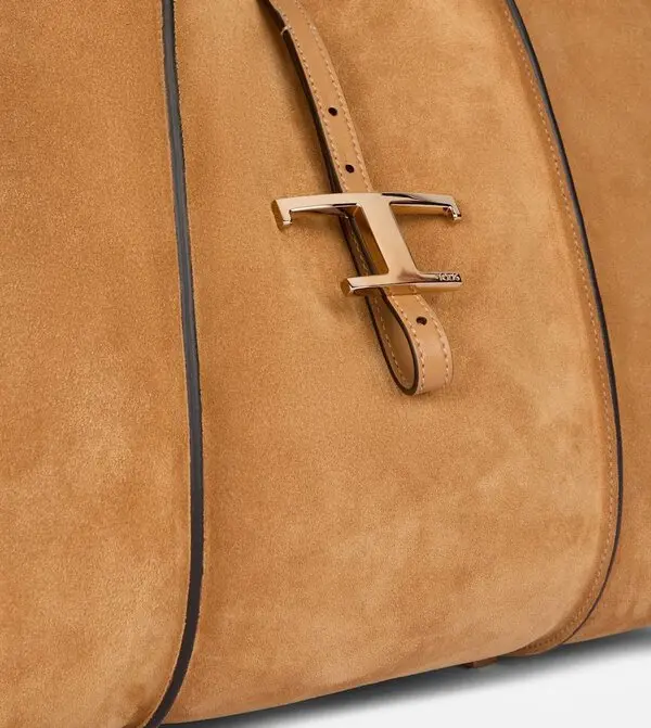 TOD'S T Timeless Medium Tote Bag - Brown