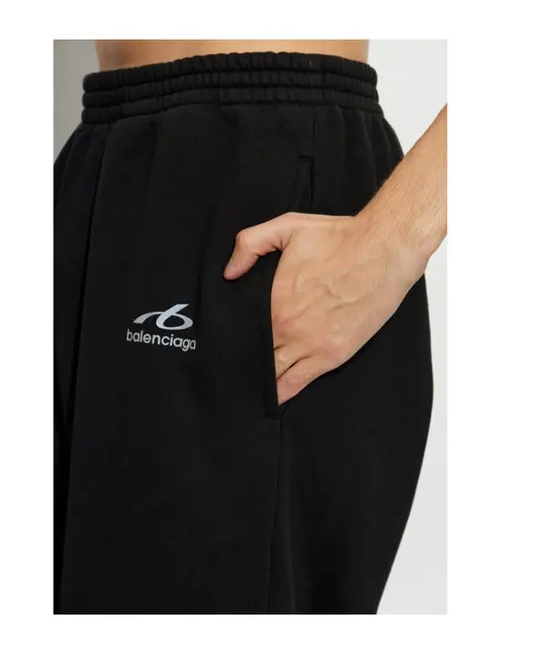 Balenciaga Elastic-waist Athletic Pants