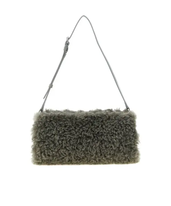 Stella McCartney Side Logo Detailed Shoulder Bag - Grey
