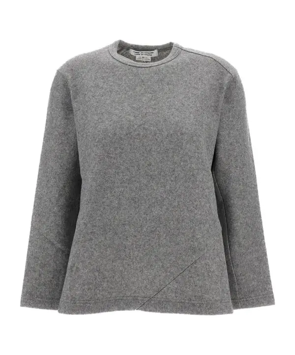 Comme Des Garçons Long-sleeved Crewneck Sweatshirt