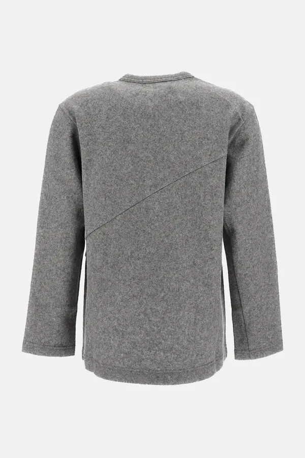 Comme Des Garçons Long-sleeved Crewneck Sweatshirt