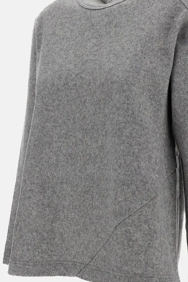 Comme Des Garçons Long-sleeved Crewneck Sweatshirt