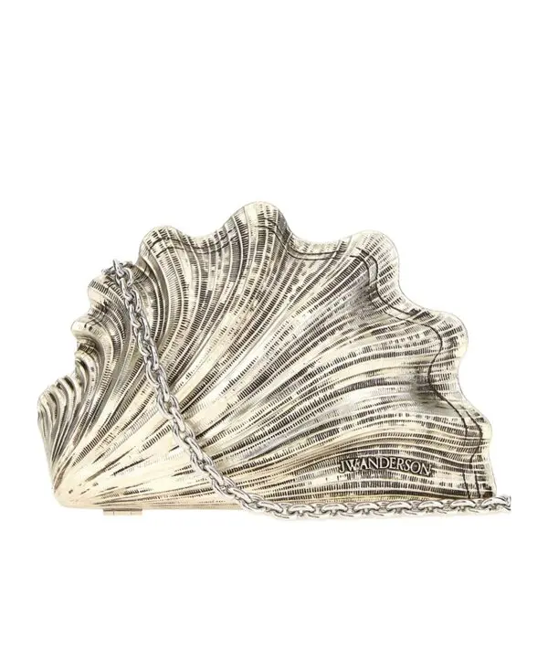J.W.ANDERSON Jw Anderson Shell Metal Clutch Bag