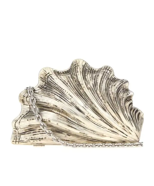 J.W.ANDERSON Jw Anderson Shell Metal Clutch Bag