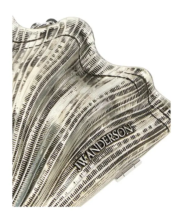 J.W.ANDERSON Jw Anderson Shell Metal Clutch Bag