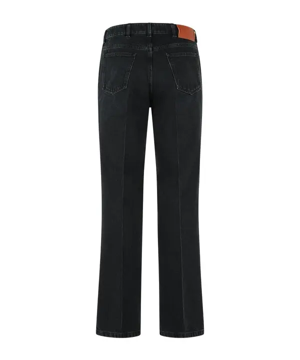 Marni Logo Patch Straight Leg Jeans