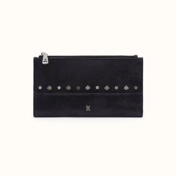 Hobo Jill Large Bifold Wallet - Black