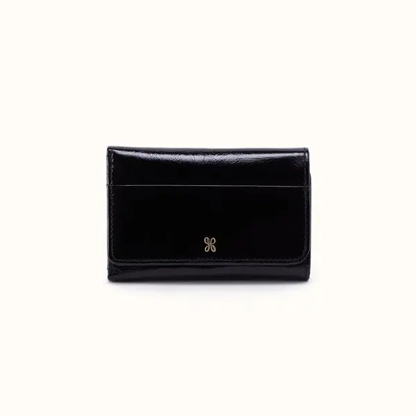 Hobo Jill Trifold Wallet - Black