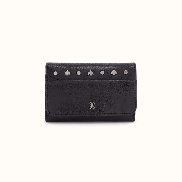 Hobo Jill Trifold Wallet - Black