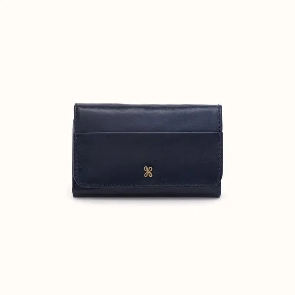 Hobo Jill Trifold Wallet - Ink Navy