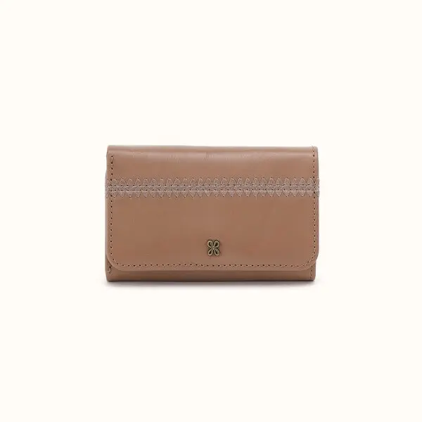 Hobo Jill Trifold Wallet - Smoke Silver