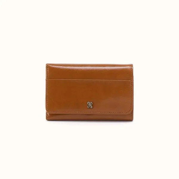 Hobo Jill Trifold Wallet - Truffle