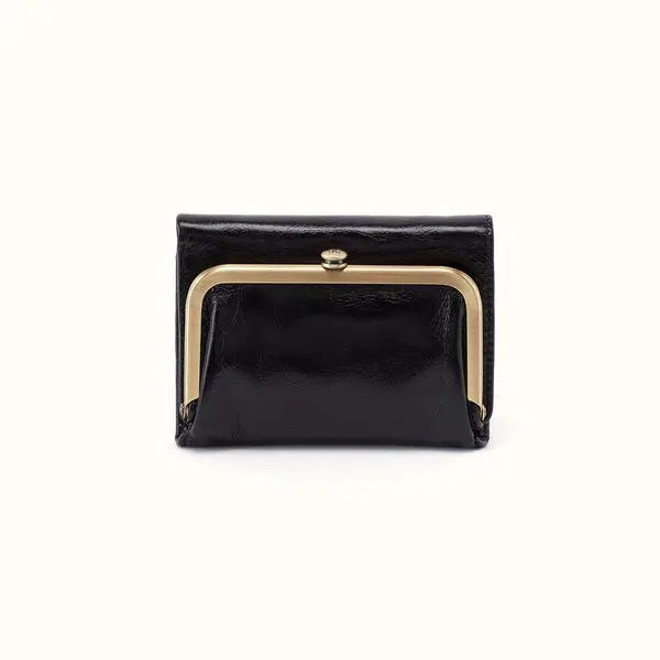 Hobo Robin Compact Wallet - Black