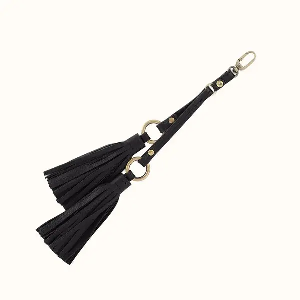 Hobo Ring Tassel Swag - Black