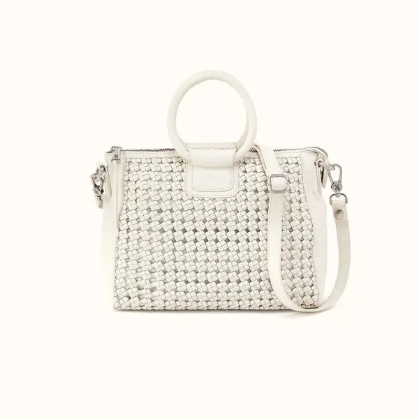 Hobo Sheila Medium Satchel - Whitecap