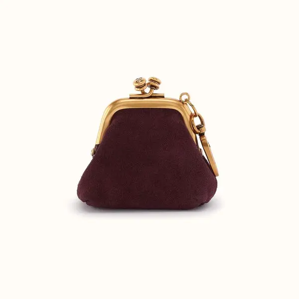 Hobo Run Frame Pouch - Dark Cherry
