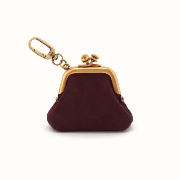 Hobo Run Frame Pouch - Dark Cherry