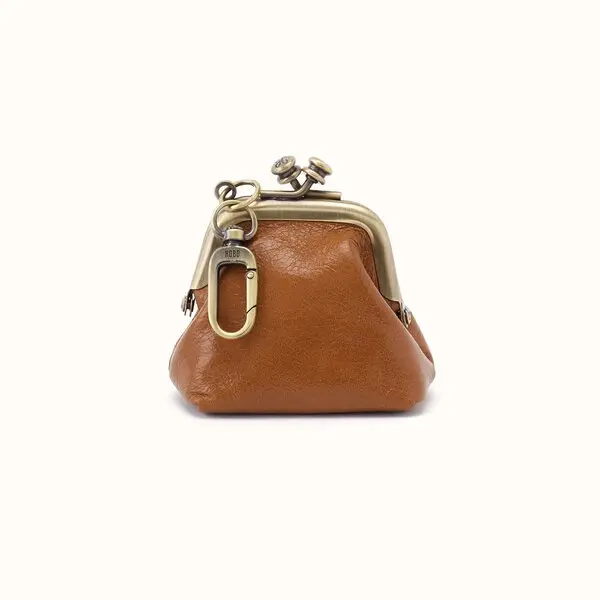 Hobo Run Frame Pouch - Truffle
