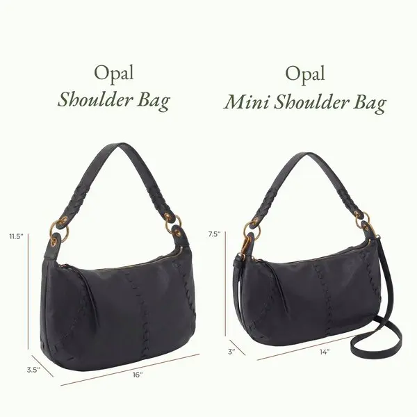 Hobo Opal Shoulder - Black