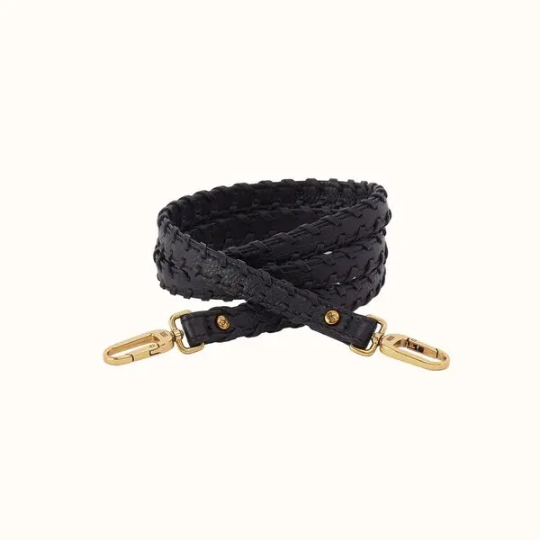 Hobo Thin Braided Strap - Black