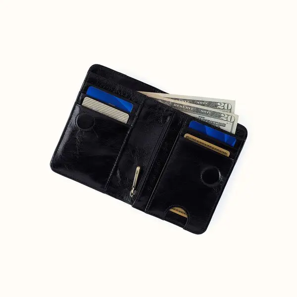 Hobo Jill Bifold Wallet - Black