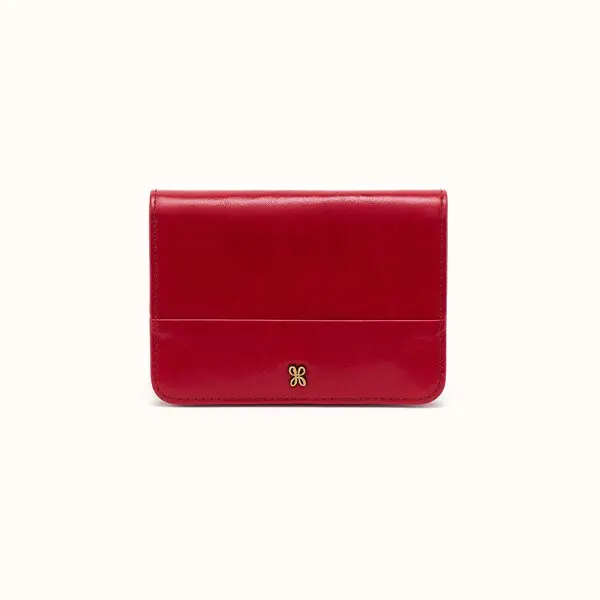 Hobo Jill Bifold Wallet - True Red