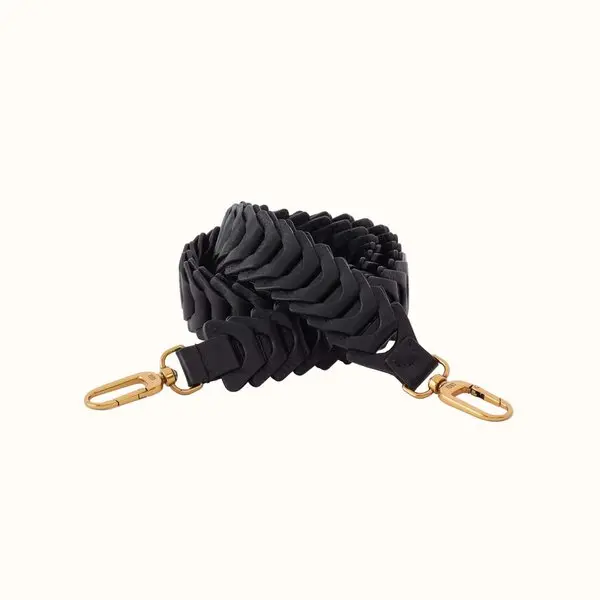 Hobo Leather Link Strap - Black