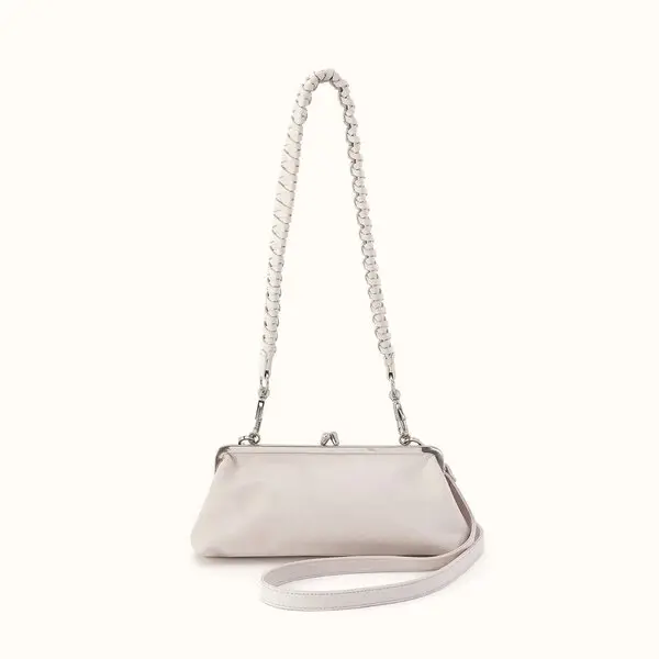 Hobo Alba Frame Small Shoulder Bag - Stone