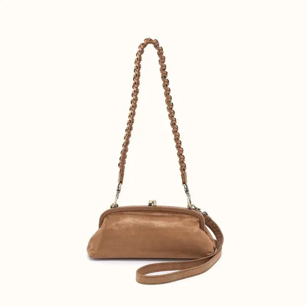 Hobo Alba Frame Small Shoulder - Gold