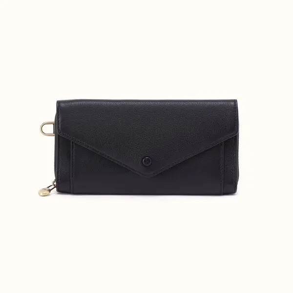 Hobo Goldie Large Wallet - Black