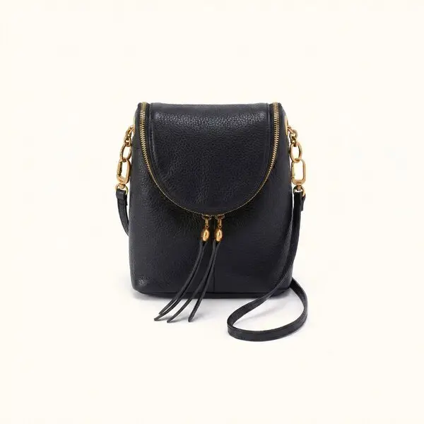 Hobo Fern Duo Crossbody - Black