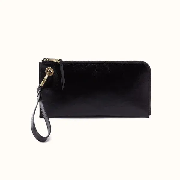 Hobo Jett Wristlet Wallet - Black