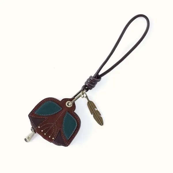 Hobo Bird Clip Pouch - Chocolate