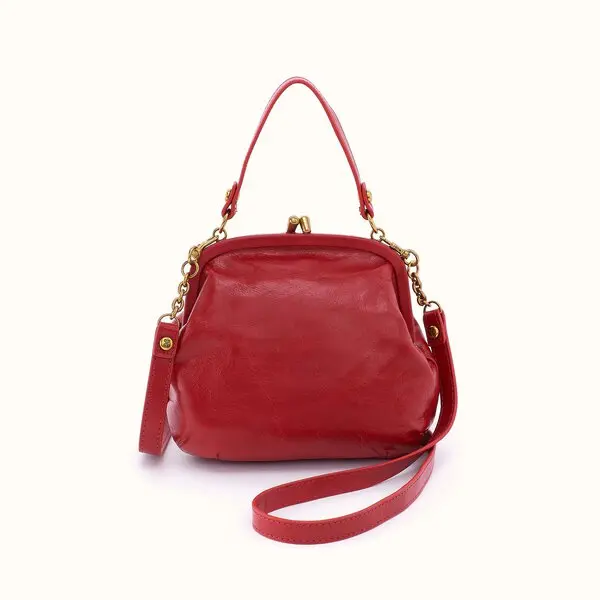 Hobo Alba Frame Crossbody - True Red